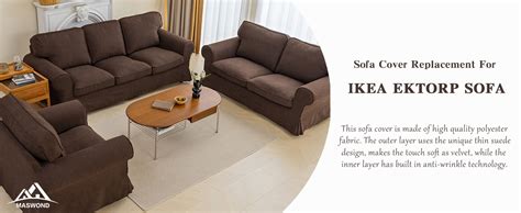 Maswond Custom Made Sofa Cover Replacement For Ikea Ektorp