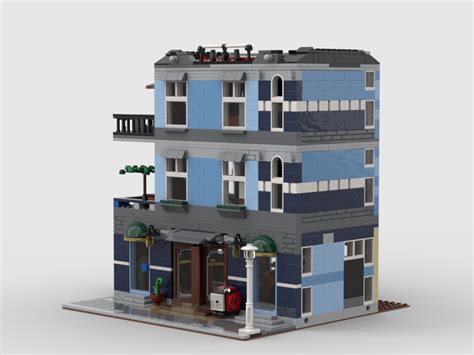 Lego Moc Old Town Hotel Alternate Build Of Lego 10246 By Joonybrick