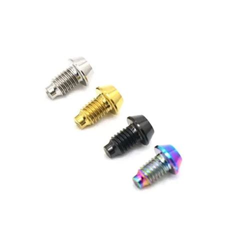 Pi Ces L Gantes Vis De V Lo En Alliage Ti Pour Ebt Noir Titane Or Eur Picclick It