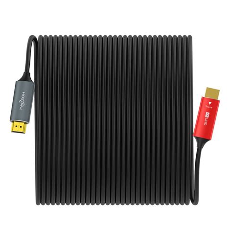 Twozoh Hdmi 光ファイバーケーブル 30m 4kファイバー Hdmi コード 4k 60hz 18gbp