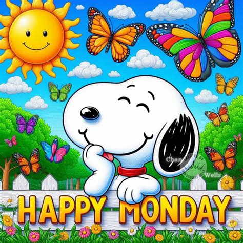 Pin Von Janell Rotramel Auf Snoopy Montag Grüße Snoopy Bilder Guten