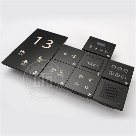 Smart Hotel Solutions With 12 36V DC RS485 Modbus Touch Glass Switches