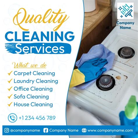 Cleaning Services Flyers Template Postermywall