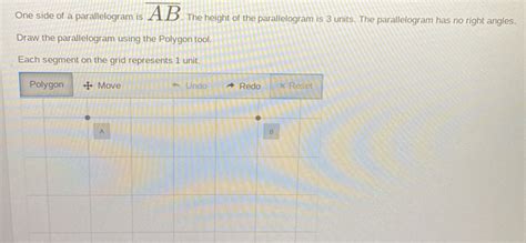 One Side Of A Parallelogram Is Overline AB The Height Of The Parallelogram Is Units Th