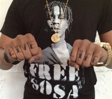 Chief Keef Tattoos On His Arm