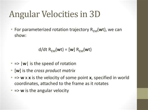 more rigid transforms 3d rotations ppt download