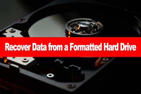 How To Recover Data From A Formatted Hard Drive On Windows 1011