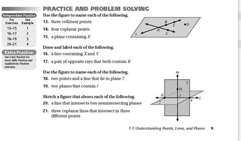 Coplanar And Collinear