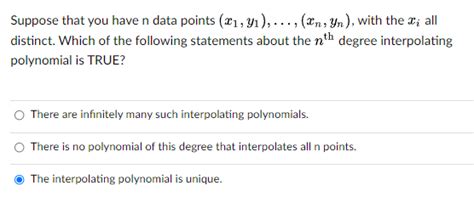 Suppose That You Have N ﻿data Points