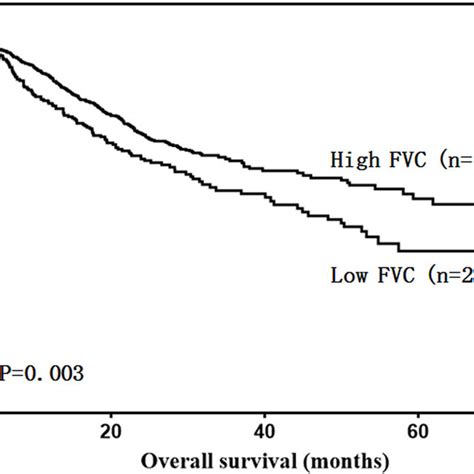 Patient Overall Survival According To Fvc Level Download Scientific Diagram