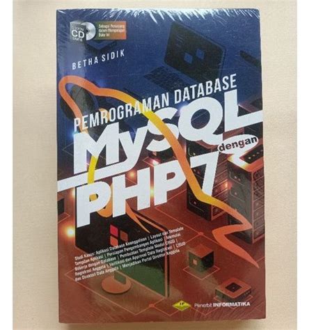 Jual Original Pemrograman Database Mysol Dengan Php7 Disertai Cd