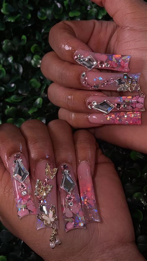 Pin By Jisnasty On Nail Inspo Acrylic Nails Coffin Pink Unique