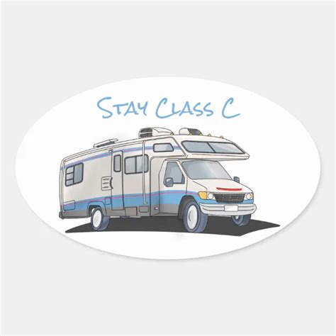 Stay Class C Motorhome Sticker Zazzle