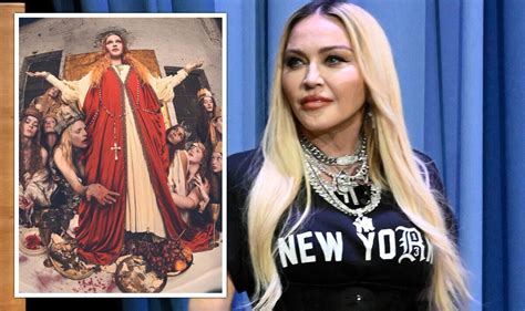 Madonna slammed for ‘mocking Jesus’ in ‘blasphemous’ photoshoot ahead of world tour | Celebrity ...
