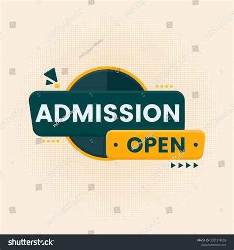 Admission Open Tag Social Media Post Stock Vector Royalty Free Shutterstock