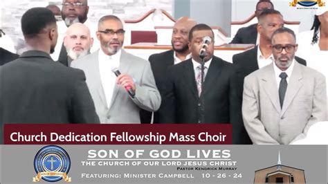 “i Believe God” Fellowship Mass Choir Featuring Minister Campbell