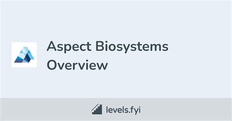 Aspect Biosystems Careers Levels Fyi