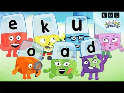 a rainbow of letters learn to read officialalphablocks videos