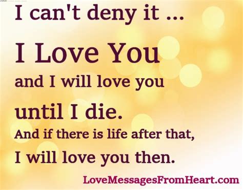 I Love You Only You Love Messages From The Heart