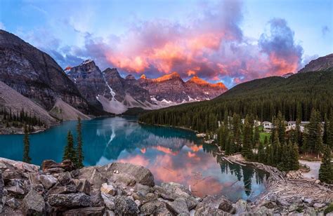 Le Lac Moraine Sous Son Meilleur Jour Lec Séjours Linguistiques