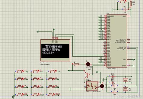 基于stm32控制的密码锁设计（代码仿真）stm32密码锁仿真 Csdn博客