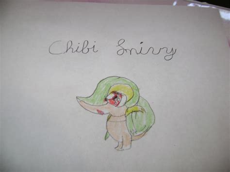 Chibi Snivy By Saphirathecheetah On Deviantart