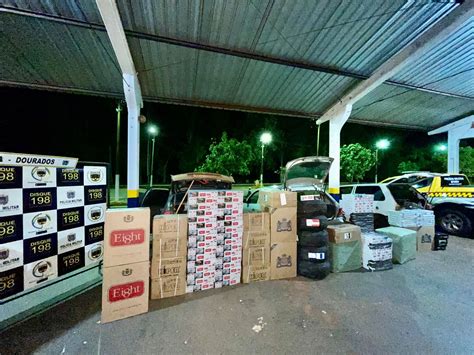 Polícia Militar Rodoviária aborda três veículos transportando