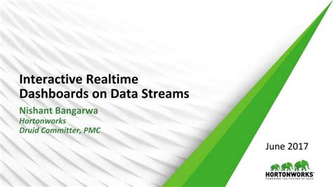 Interactive Realtime Dashboards On Data Streams Using Kafka Druid And Superset Ppt