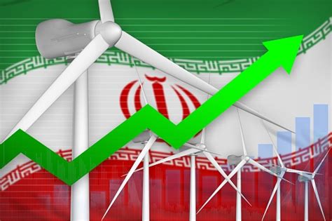 이란 바람 에너지 전력 상승 차트 화살표 업녹색 자연 에너지 산업 그림 3d 일러스트레이션 3차원 형태에 대한 스톡 사진 및 기타 이미지 Istock