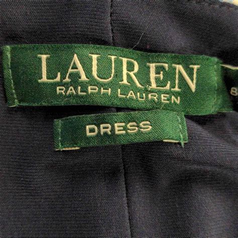 Lauren Ralph Lauren Navy And White Dress Size 8 Gem