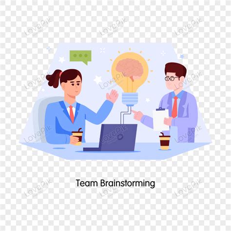 빛의 뇌 Png 일러스트 무료 다운로드 Lovepik