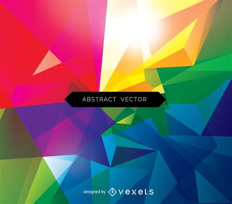 Abstract Triangle Polygonal Background Vector Download