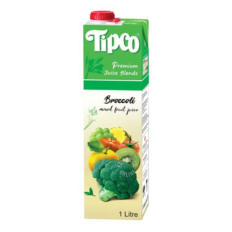 Tipco 100 Veggie Juice Broccoli And Mixed Fruit Ntuc Fairprice