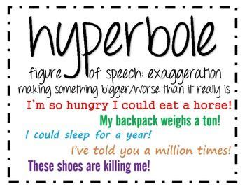 Hyperbole Definition Hyperbole Definitions New Words