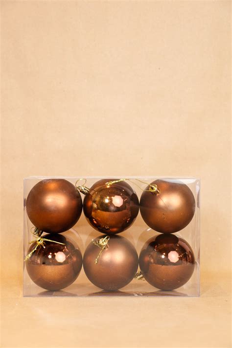 Brown Mucha Mousse Plastic Balls Box Masarweh Store