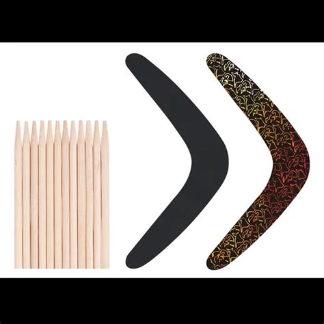 Scratch Art Boomerangs Pack Of 30