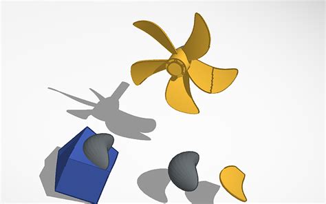 3d Design Ship Propeller Sim Lab Tinkercad