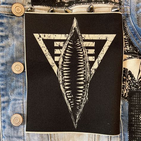 Vagina Dentata Patch Teeth Punk Patch Patches Punk Diy Battle
