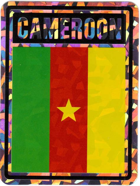 Cameroon World Flag Decal Vinyl Waterproof Reflective Sticker