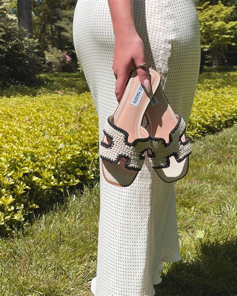Hadyn Cream Multi Sandal Womens Designer Sandals Steve Madden