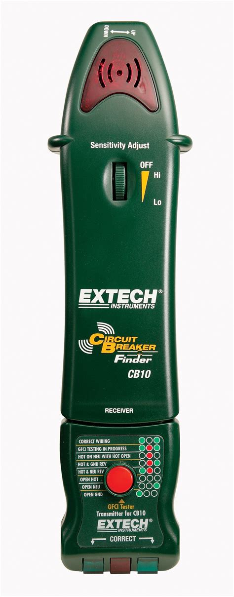 Extech Cb10 Ac Circuit Breaker Finder Receptacle Tester Calright