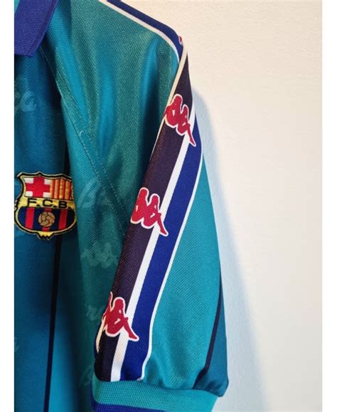 Camiseta Oficial Kappa Del Fc Barcelona De La Temporada 1995 96 Y 1996 97