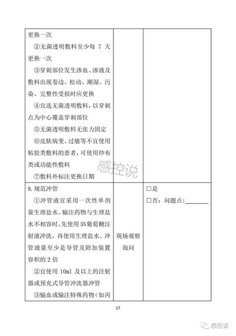 预防血管内导管相关性血流感染过程质控工具包（试用版）血流血管质控导管 健康界