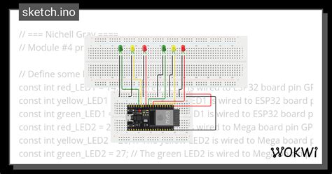 Module 4 Nichell Gray Wokwi Esp32 Stm32 Arduino Simulator