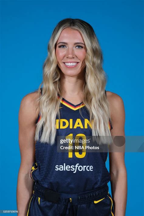 Lexie Hull Of The Indiana Fever Poses For A Head Shot During Wnba