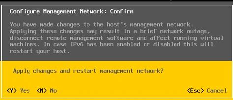 Configuring Ip Address For Esxi Host