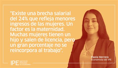 14 De 25 Regiones Del Perú Registran Una Brecha De Género Mayor Al