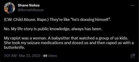 Shane Edward Nokes Norrathreaver Daddy Cum Cannon Kiwi Farms