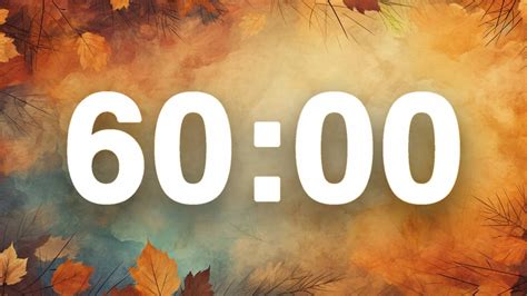 Countdown 60 Minute Timer With Lofi Music For Deep Work Youtube