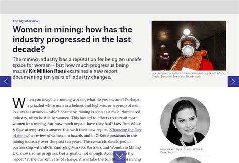 Women In Mining How Has The Industry Progressed In The Last Decade Mine Australia Issue 35